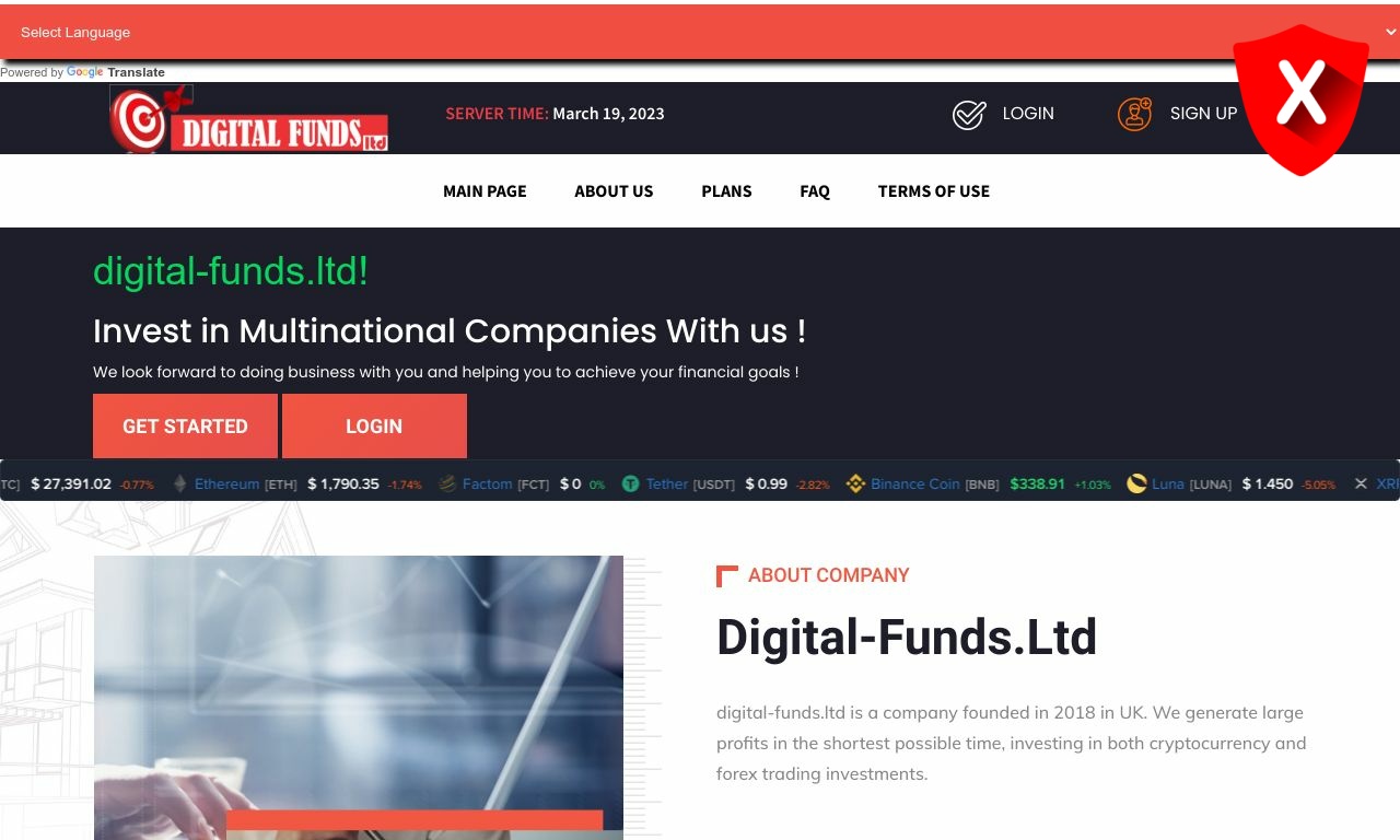 Digital-funds.ltd reviews | Average Trust Score: 45%