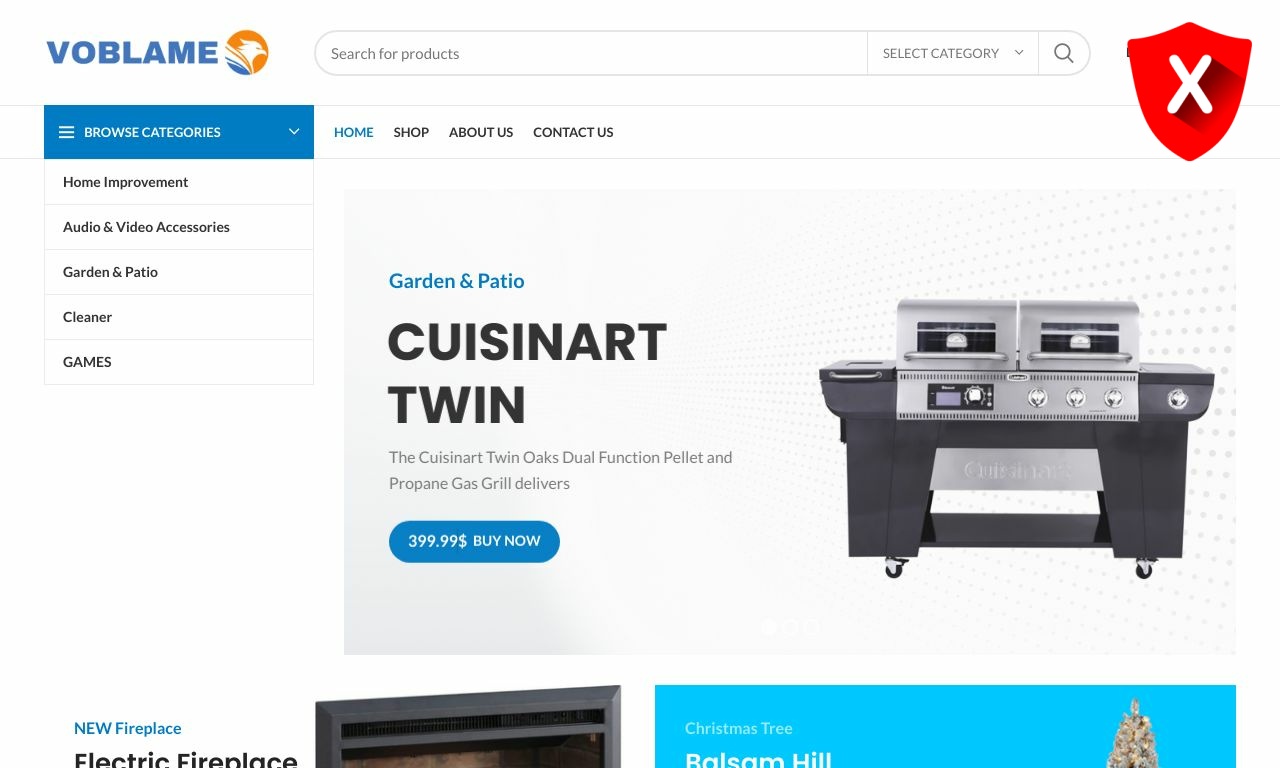 Voblame.com reviews | Poor Trust Score: 25%