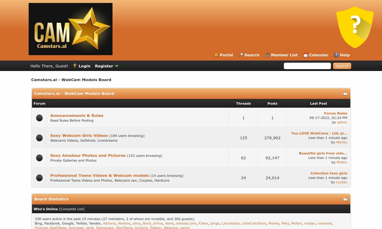 Camstars.al reviews | Average Trust Score: 60%