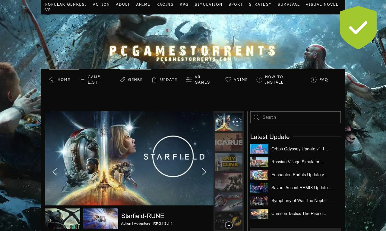 Avis Pcgamestorrents.com | Indice de confiance bon : 90 %