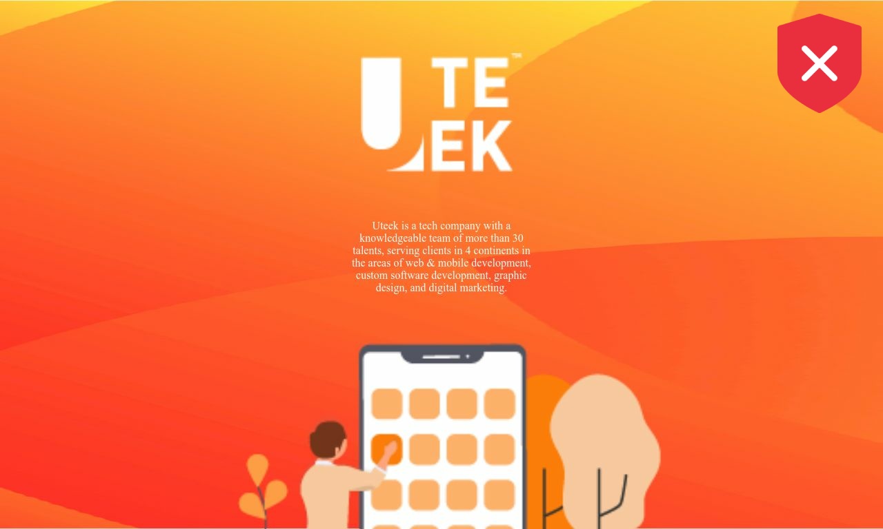 Uteek-host.com reviews | Poor Trust Score: 25%