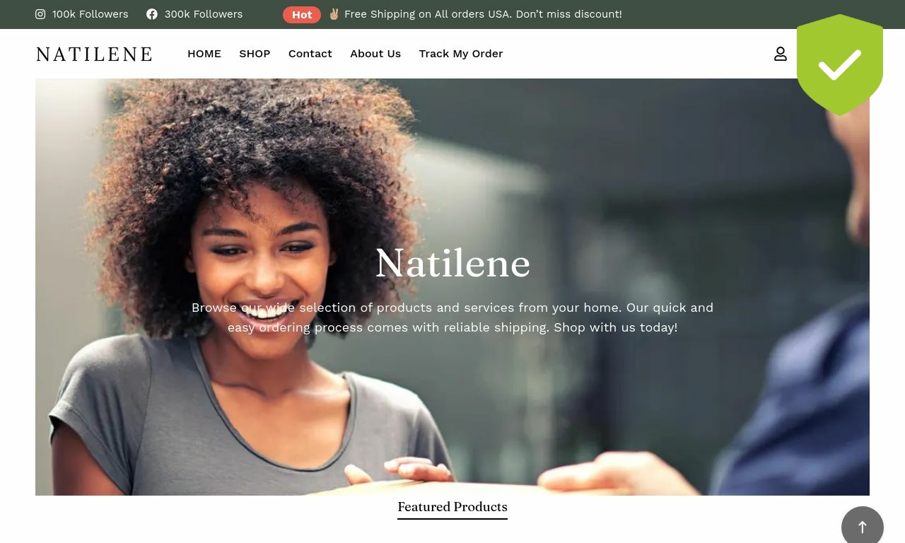 Natilene.com reviews | Good Trust Score: 90%