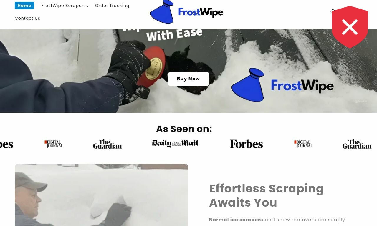 Frost-wipe.com reviews | Very Low Trust Score: 1%