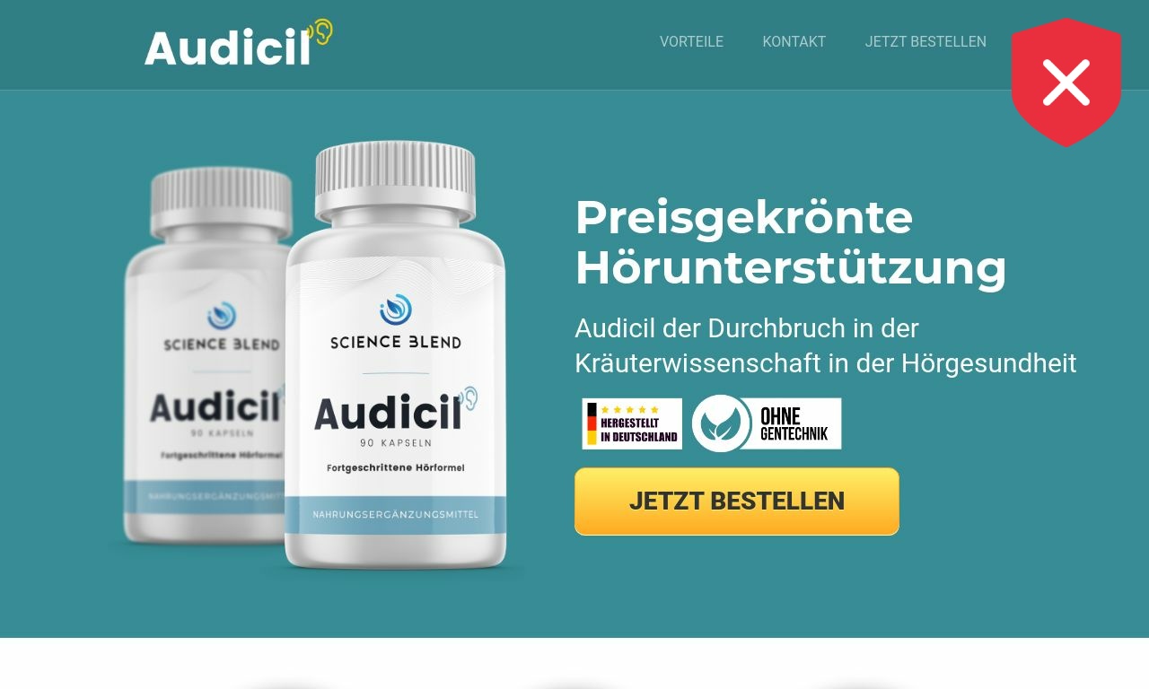 Avis Audicil.com | Indice de confiance très faible : 7 %