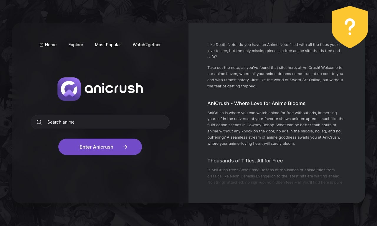 Anicrush.to reviews | Average Trust Score: 60%