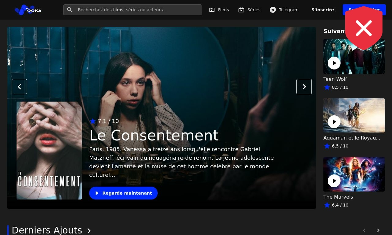 Avis Wookafr-officiel.net | Indice de confiance faible : 25 %