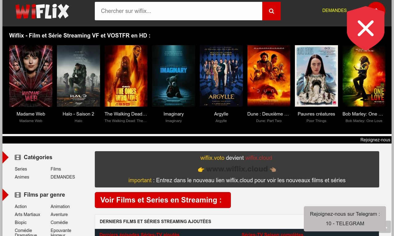Wiflix.cloud reviews | Poor Trust Score: 25%