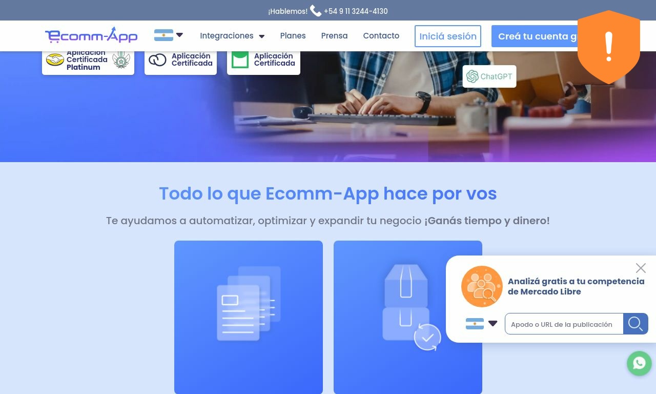 Ecomm-app.com opiniones | Índice de confianza bajo: 25%
