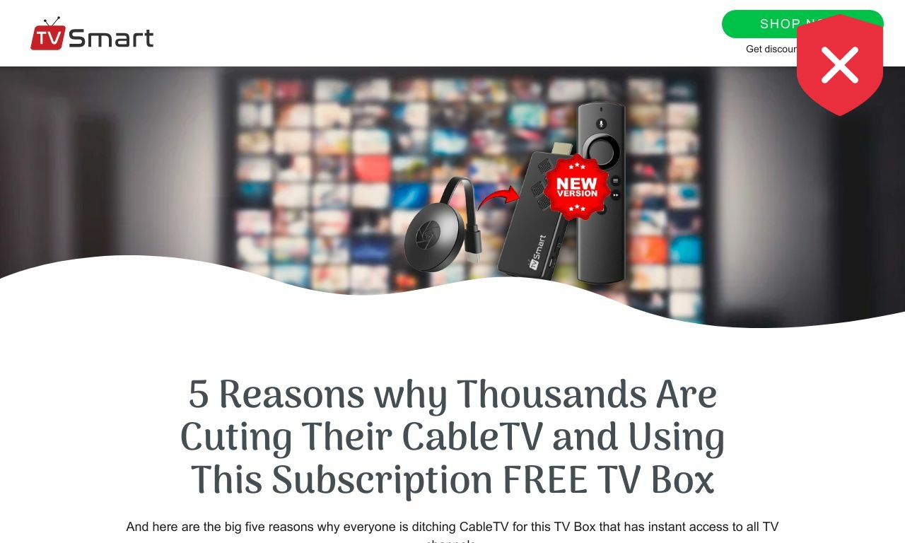 Try.tv-smart.co reviews | Very Low Trust Score: 1%