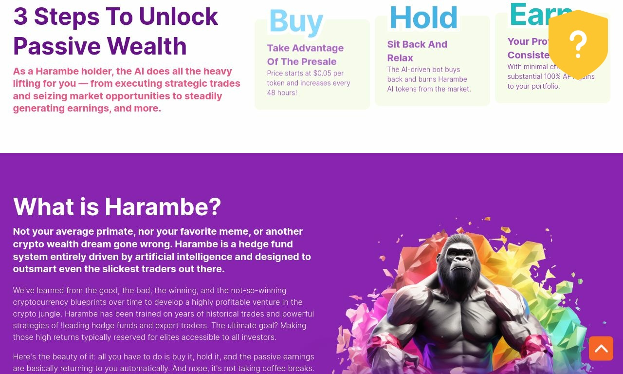 Harambetoken.ai reviews | Average Trust Score: 60%