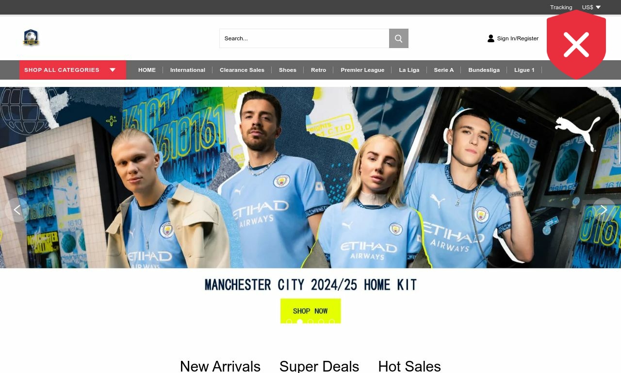 Soccer04.store reviews | Poor Trust Score: 25%