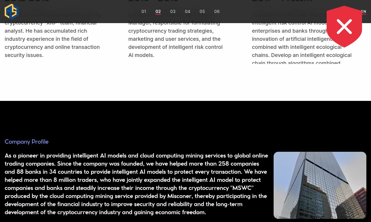 Misconer.com reviews | Poor Trust Score: 25%