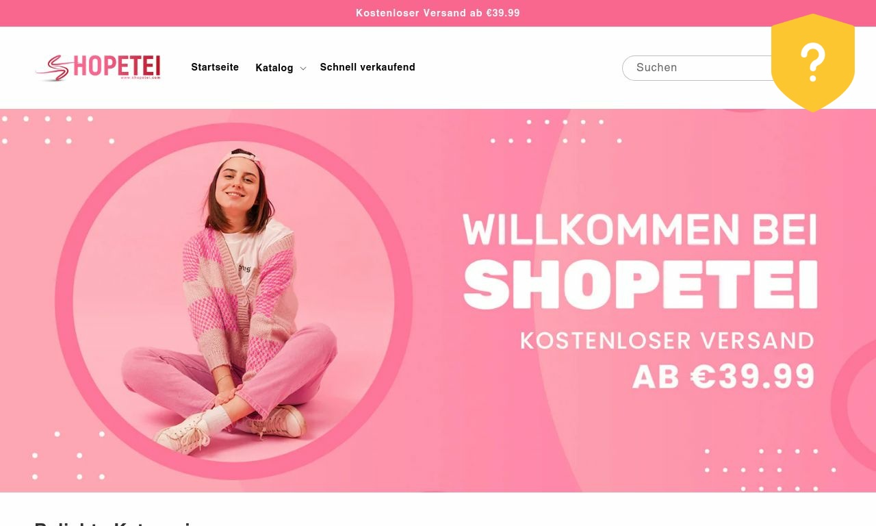 Shopetei.com reviews | Average Trust Score: 60%