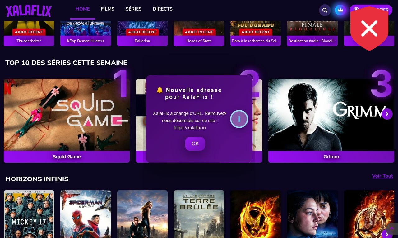 Xalaflix.eu reviews | Very Low Trust Score: 1%