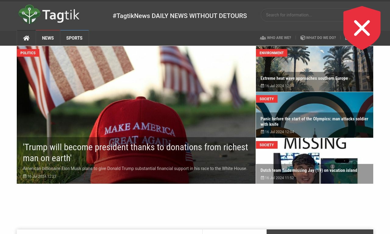 Avis Tagtik.co.uk | Indice de confiance faible : 25 %