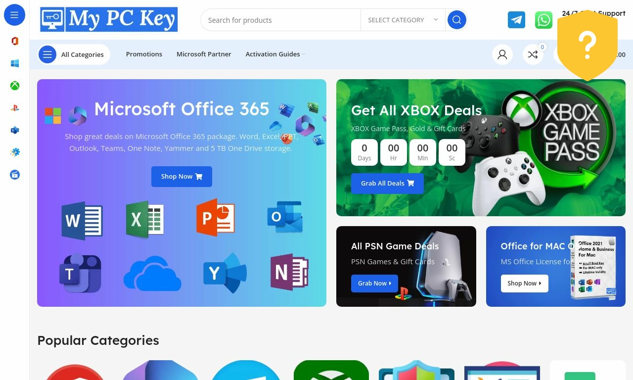 Mypckey.com reviews | Average Trust Score: 45%