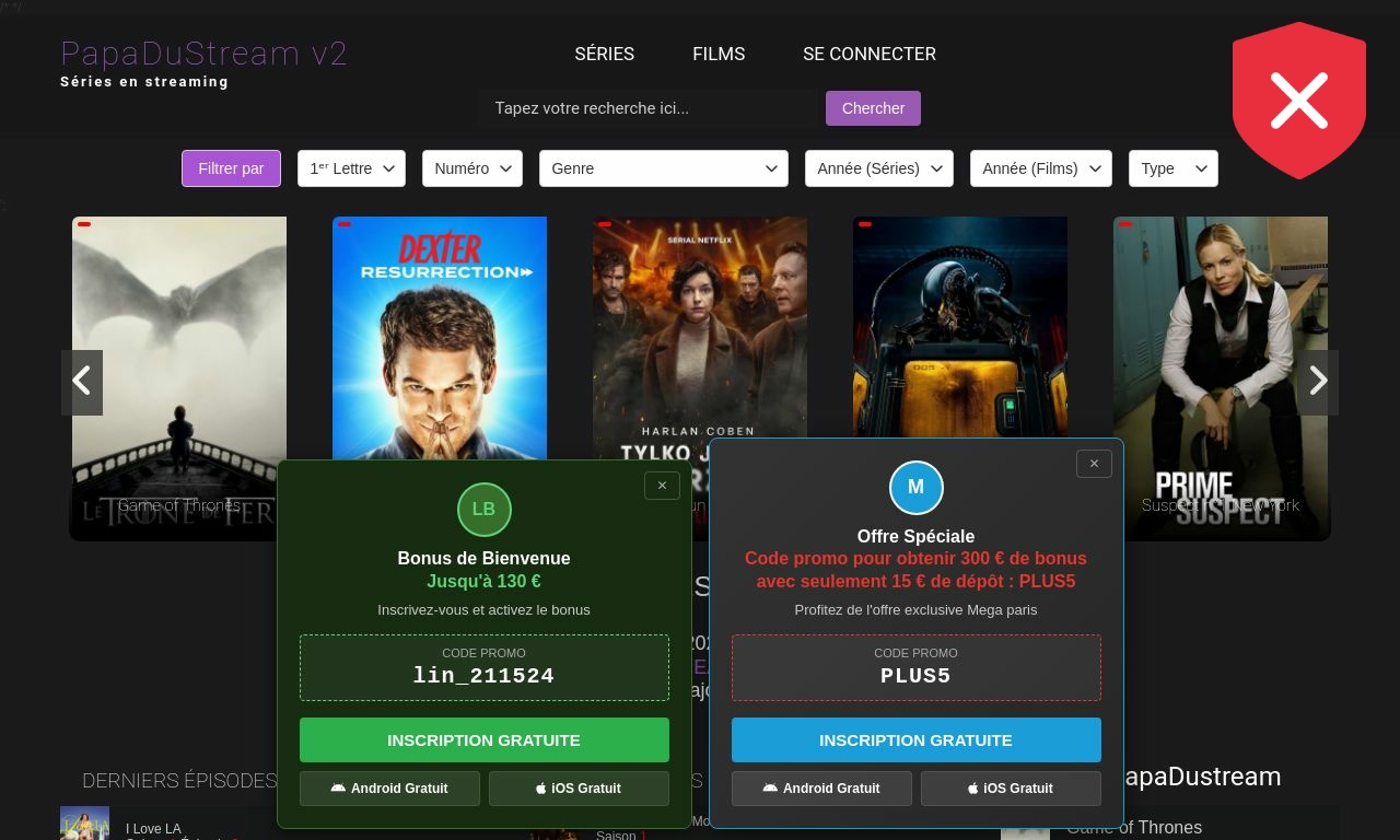 Papadustream.stream reviews | Very Low Trust Score: 1%