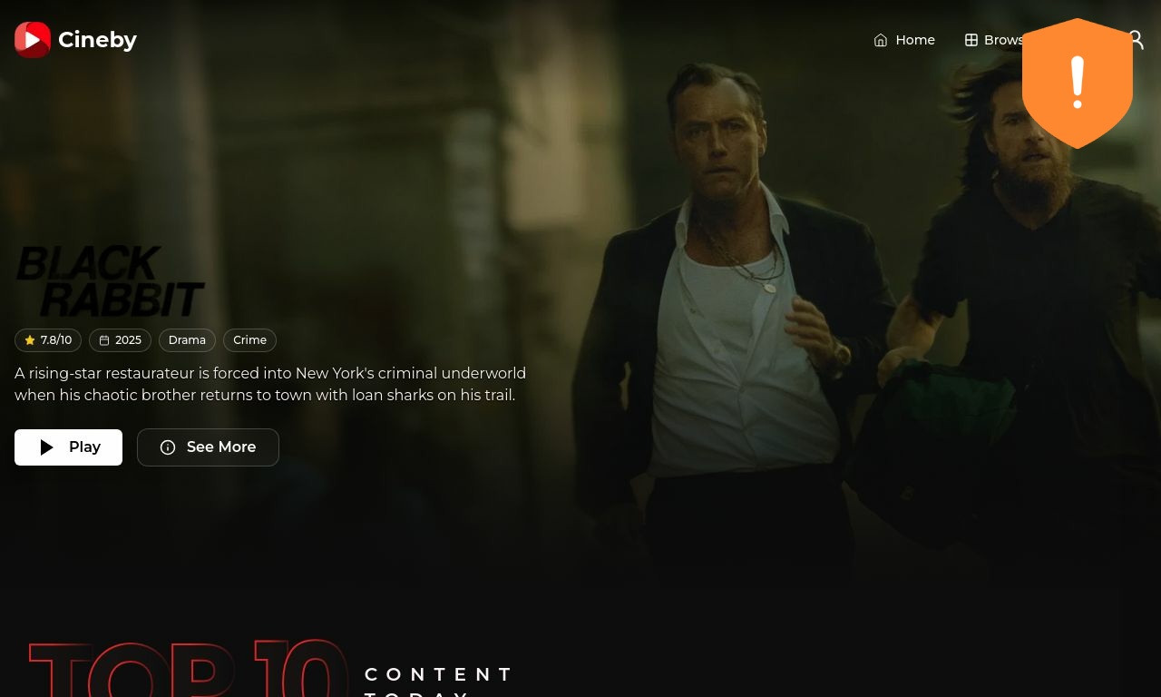 Cineby.ru opiniones | Índice de confianza bajo: 25%