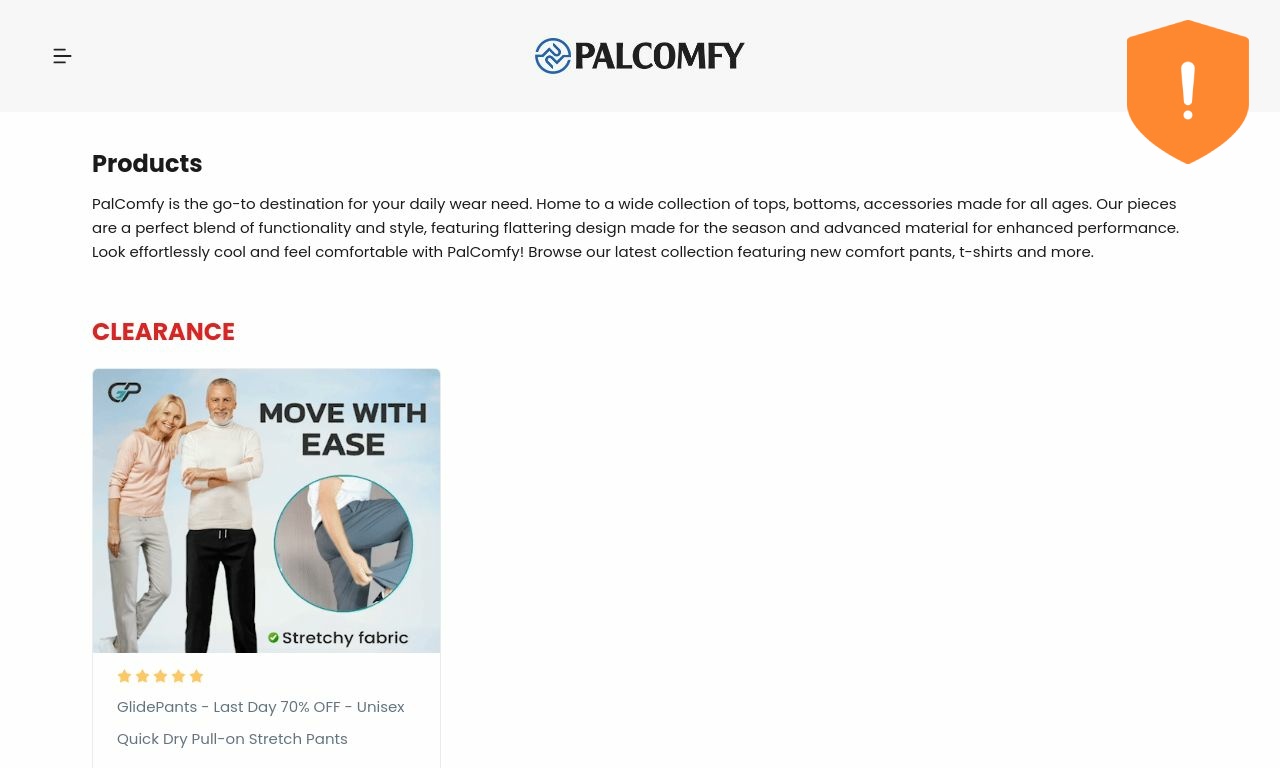 Palcomfy.com reviews | Poor Trust Score: 25%