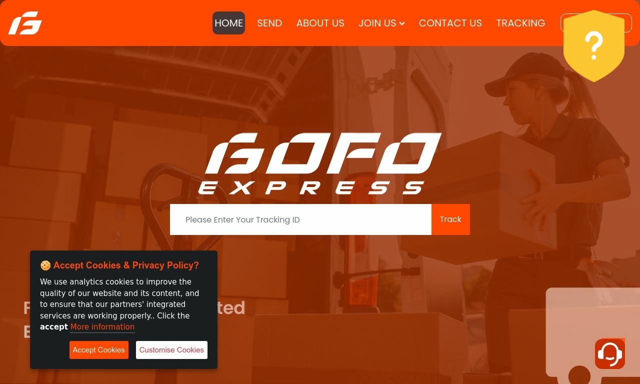 Gofoexpress.com reviews | Average Trust Score: 60%