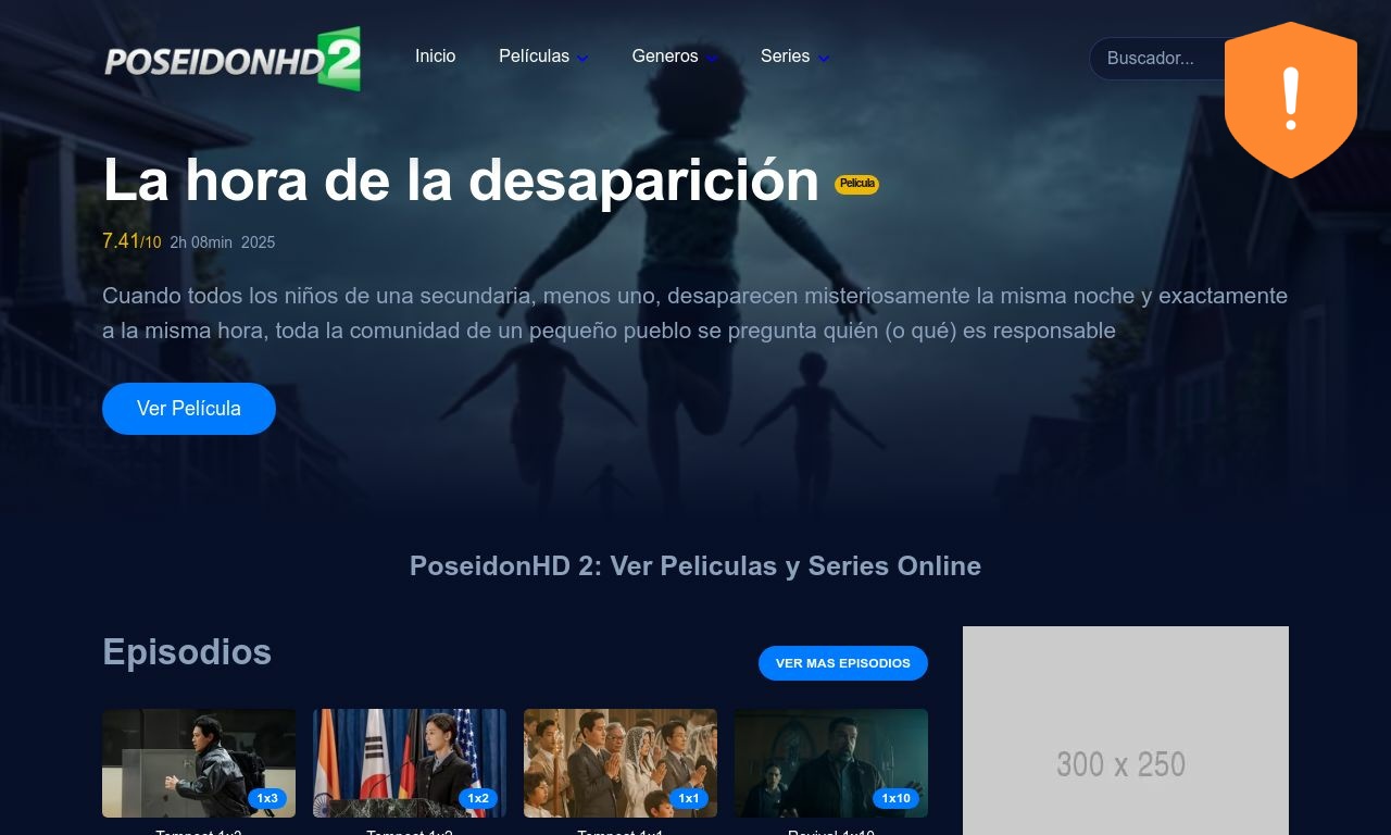 Poseidonhd2.co opiniones | Índice de confianza bajo: 35%