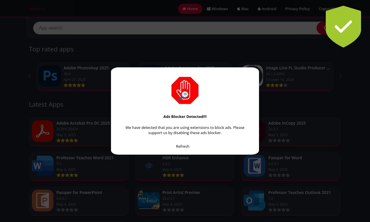 Appdoze.net reviews | Good Trust Score: 93%