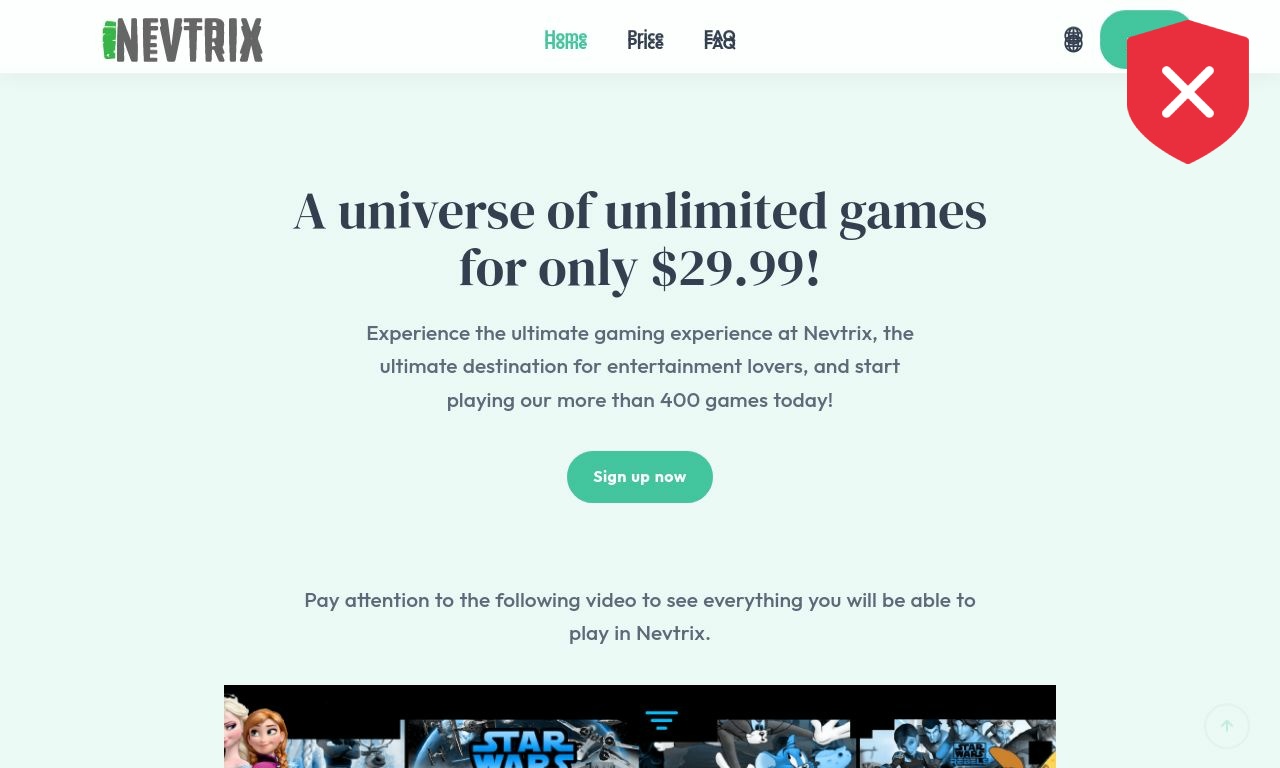 Nevtrix.com reviews | Very Low Trust Score: 1%