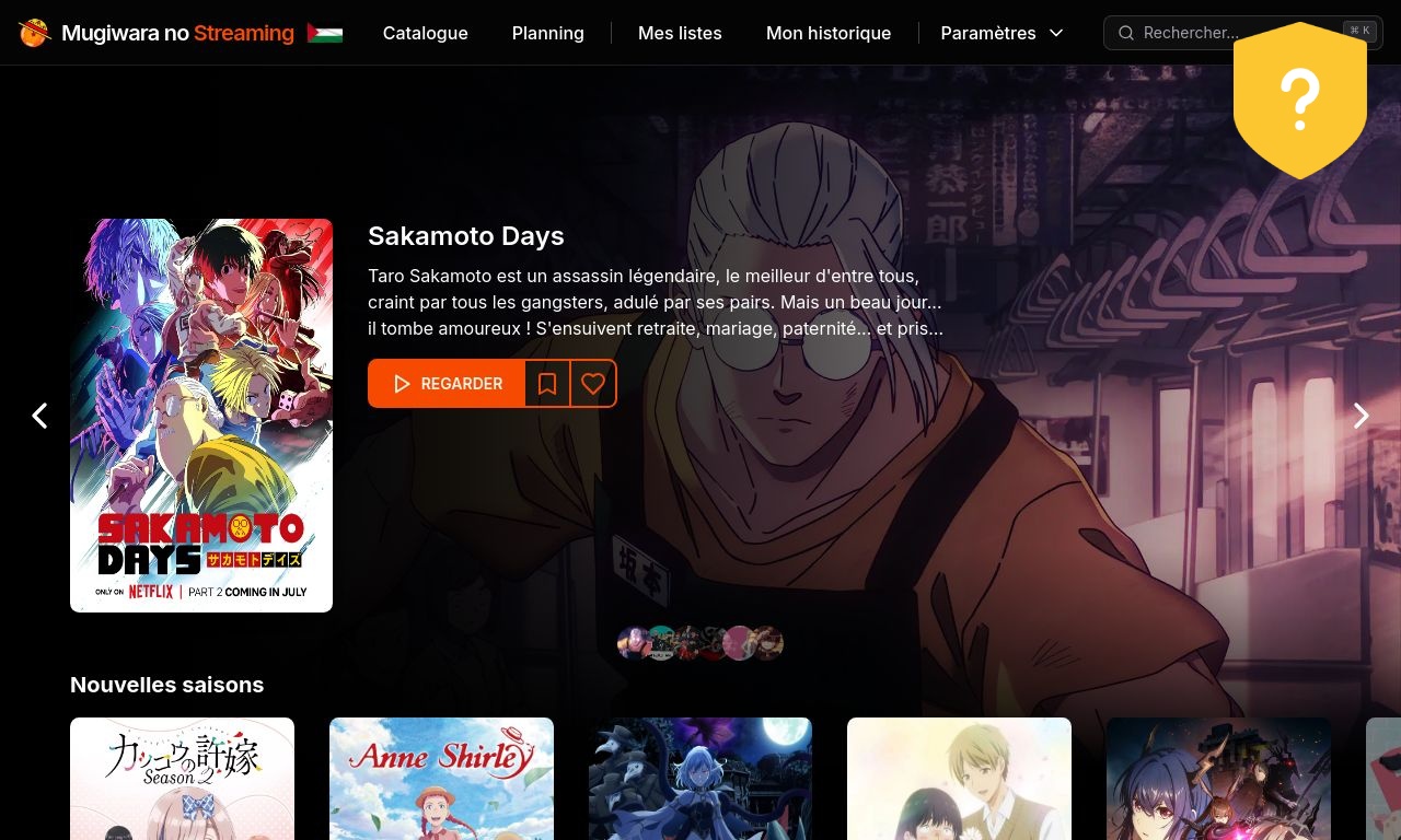 Avis Mugiwara-no-streaming.com | Indice de confiance modéré : 68 %