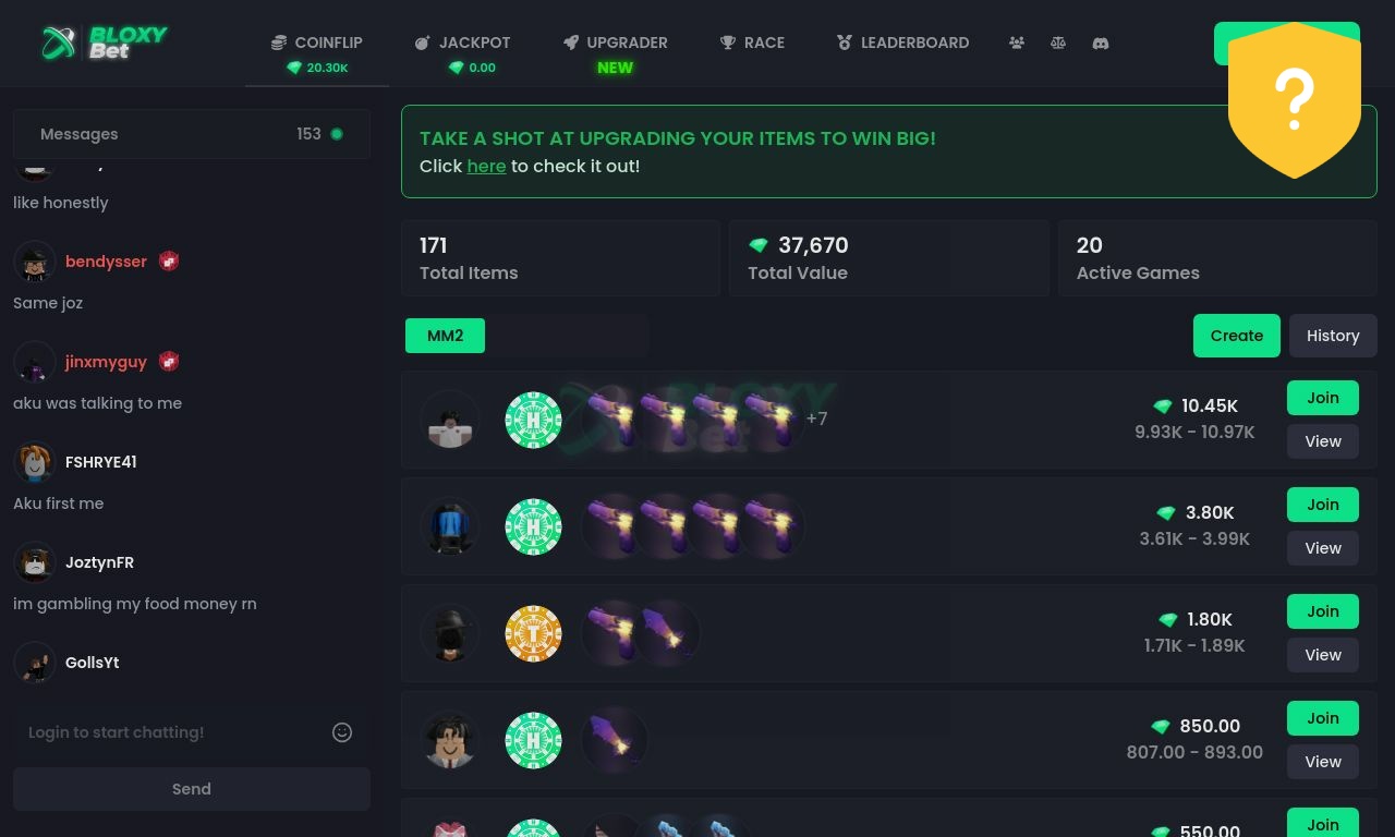 Avis Bloxybet.com | Indice de confiance modéré : 60 %