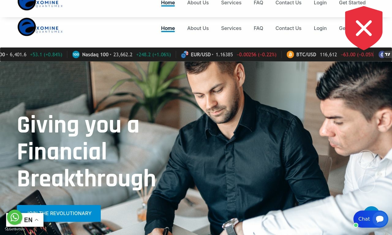 Exomine-quantumex.com reviews | Very Low Trust Score: 1%