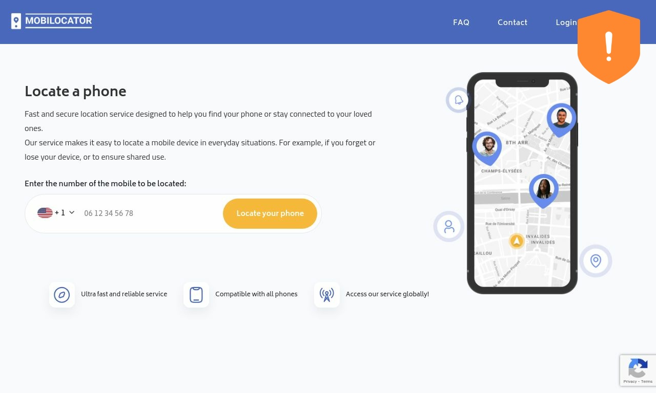 Mobilocator.com reviews | Poor Trust Score: 24%