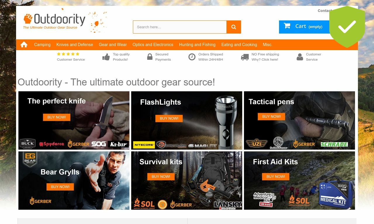 Outdoority.com reviews | Good Trust Score: 83%