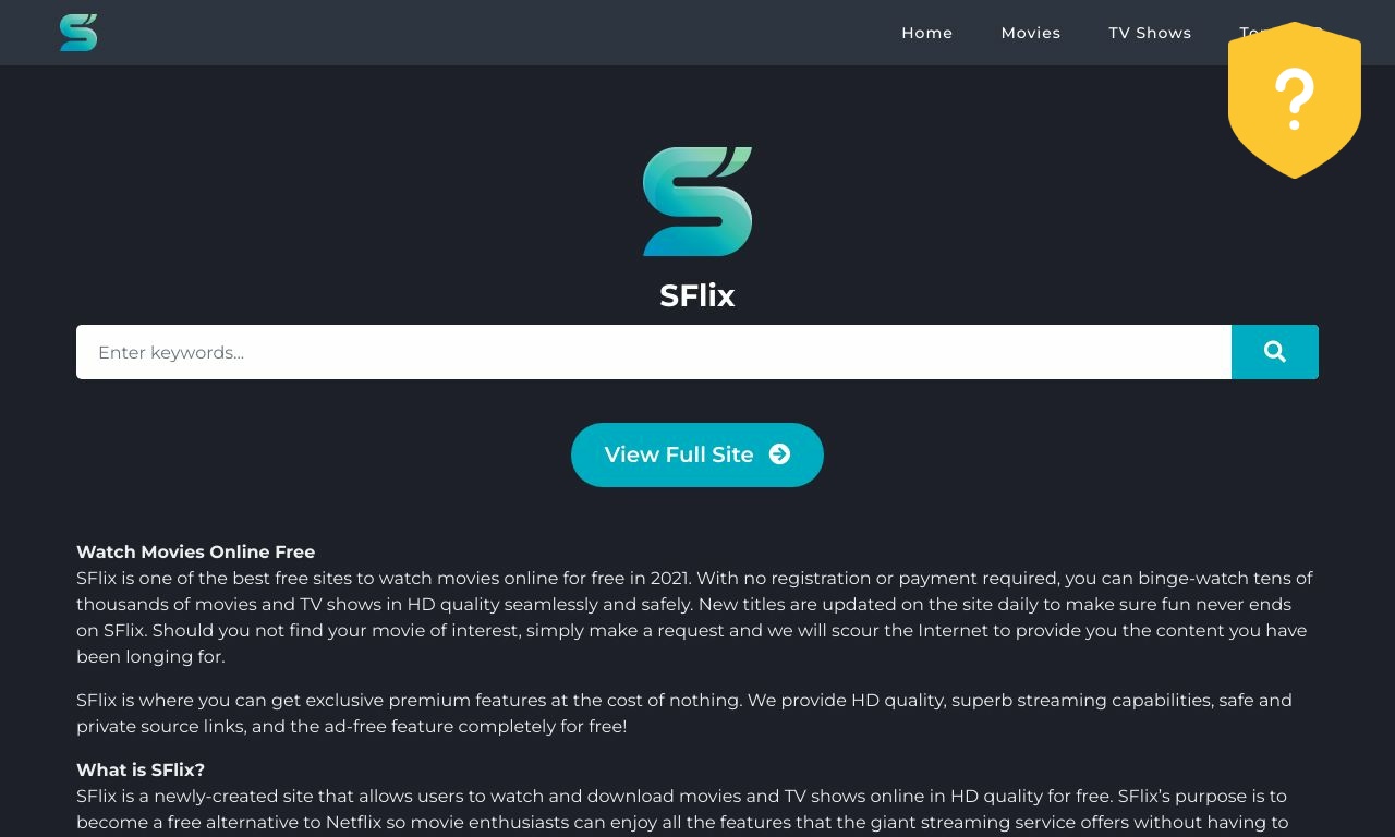 Sflix.to reviews | Average Trust Score: 60%