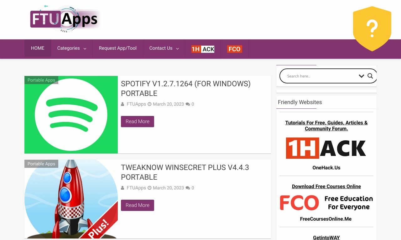 Ftuapps.com reviews | Average Trust Score: 65%