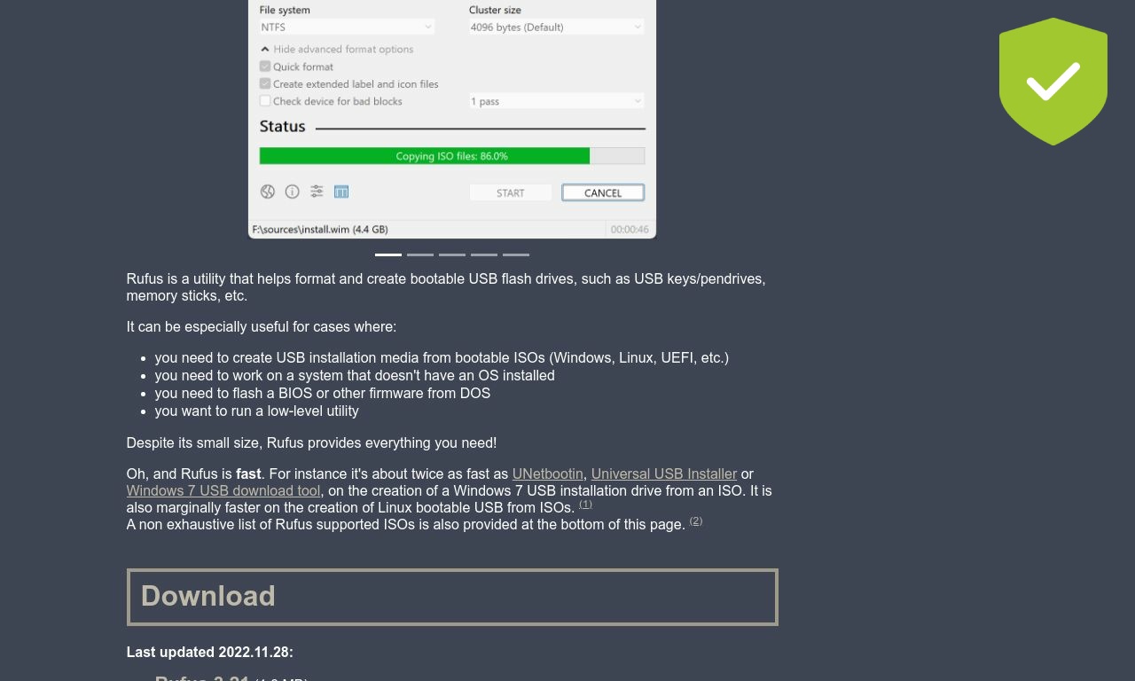 Rufus.ie reviews | Good Trust Score: 86%