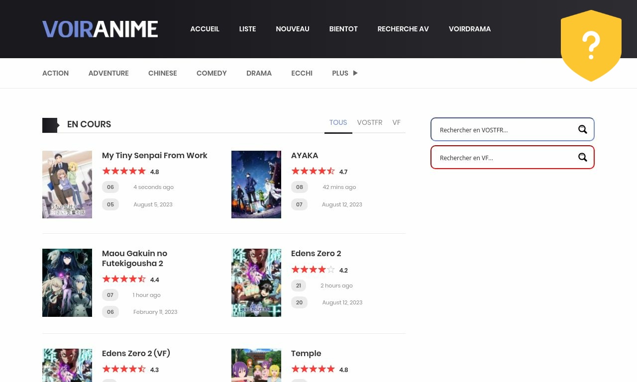 Voiranime.com reviews | Average Trust Score: 36%